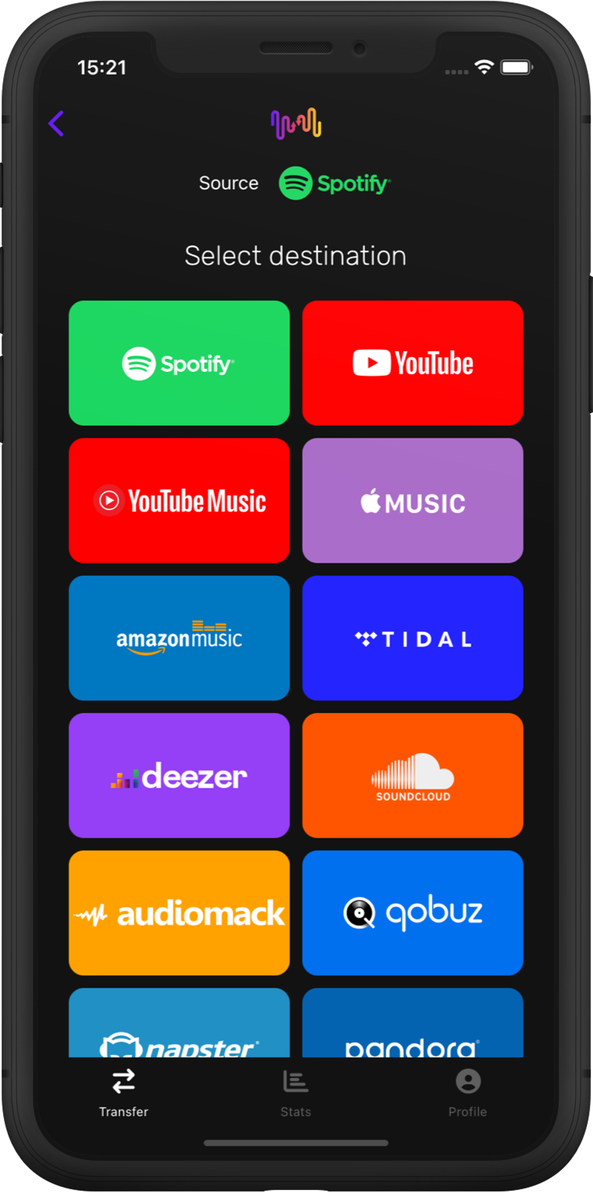 Transfer playlists from Spotify to Deezer