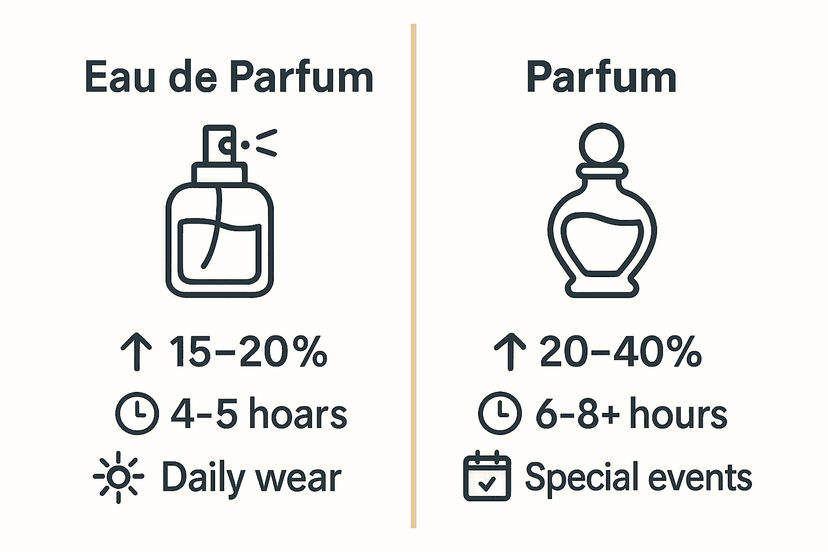 Eau de Parfum vs Parfum: Complete Guide to Differences