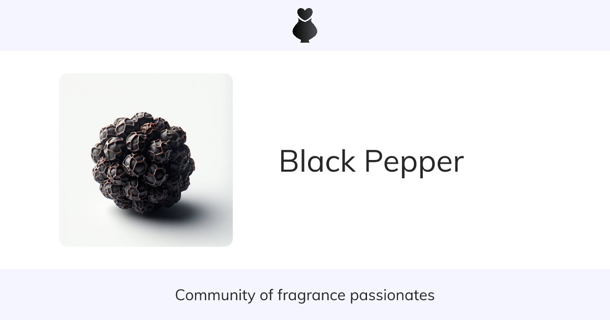 Black Pepper Note